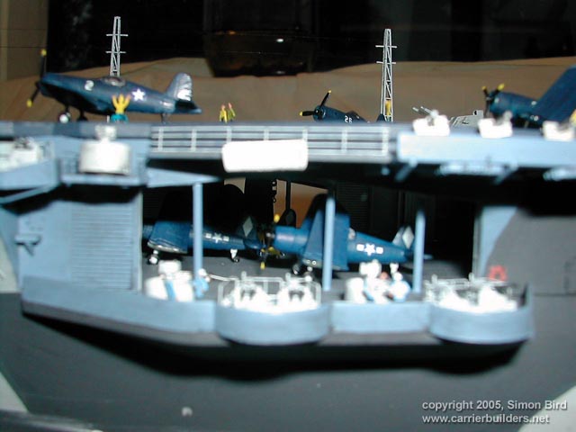 USS Franklin CV-13 by Simon Bird