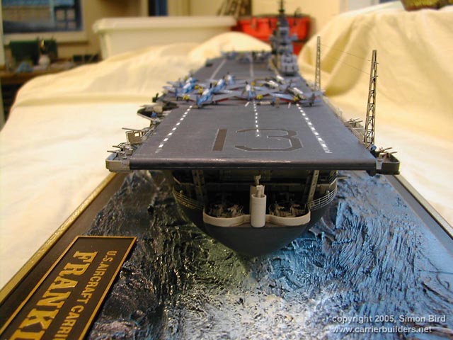 USS Franklin CV-13 by Simon Bird
