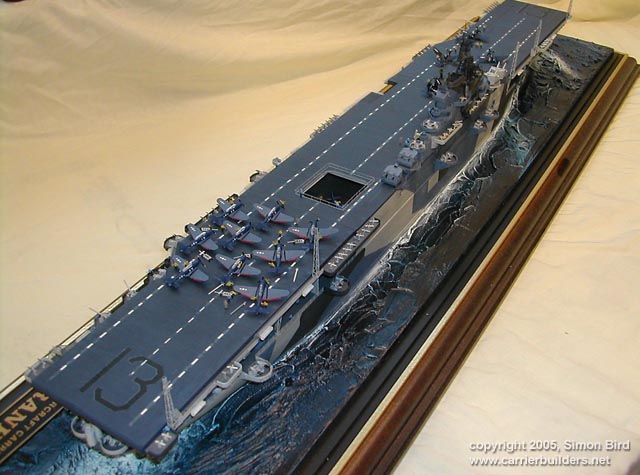 USS Franklin CV-13 by Simon Bird