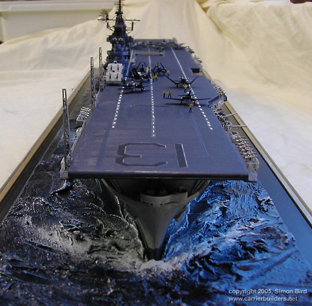 USS Franklin CV-13 by Simon Bird